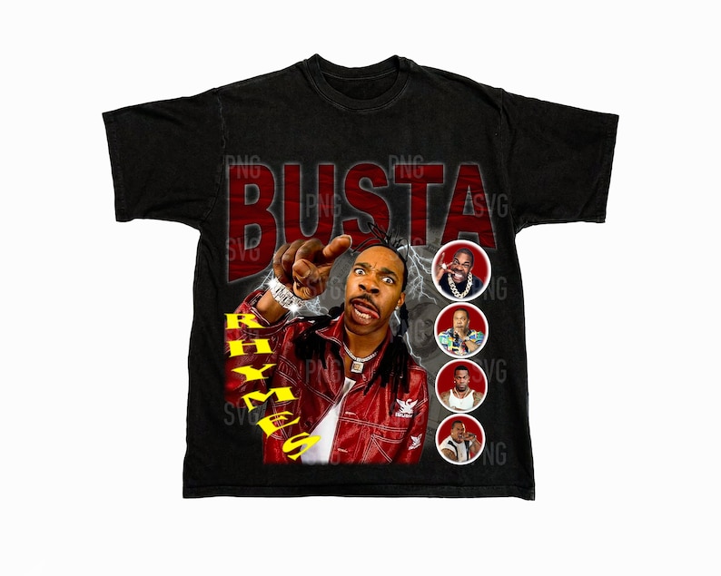 Busta Rhymes Png , Ready to Print, Printable Design, Hiphop Artist, 90s ...