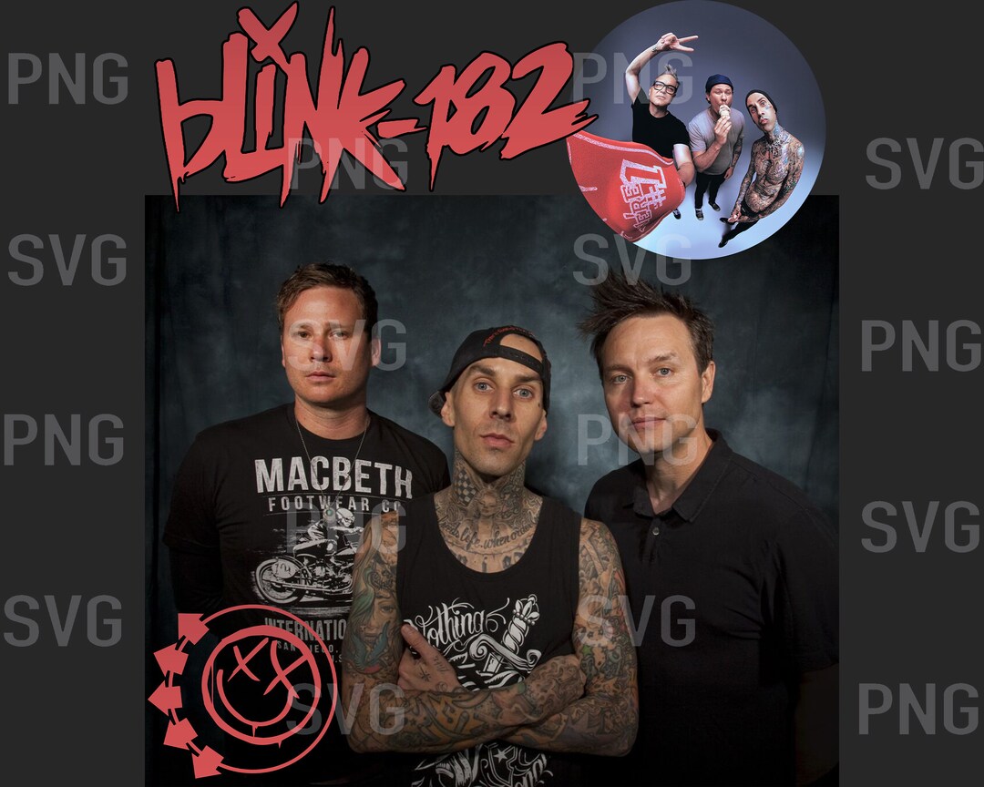 Blink 182 Png , Ready to Print, Printable Design, Hiphop Artist, 90s ...