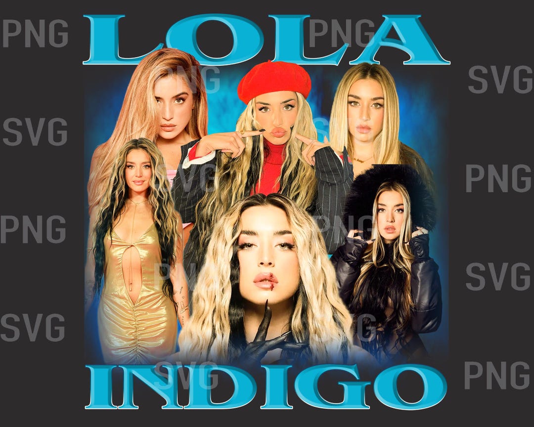 Lola Indigo Png , Ready to Print, Printable Design, Hiphop Artist, 90s ...