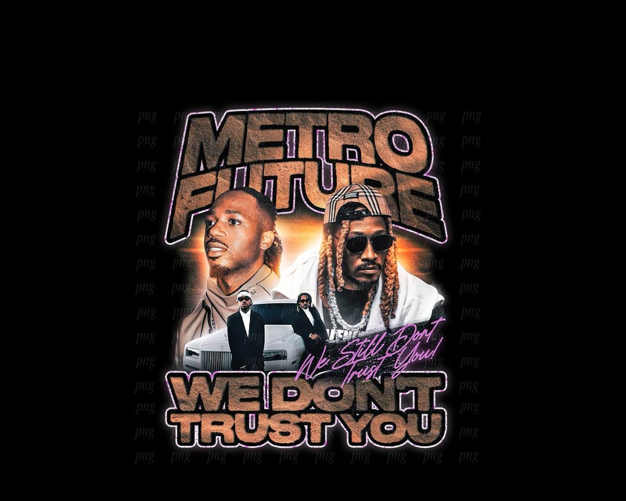 Metro Future Png , Ready to Print, Printable Design, Hiphop Artist, 90s ...