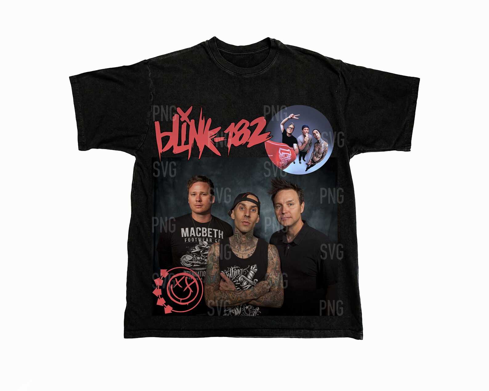 Blink 182 Png , Ready to Print, Printable Design, Hiphop Artist, 90s ...