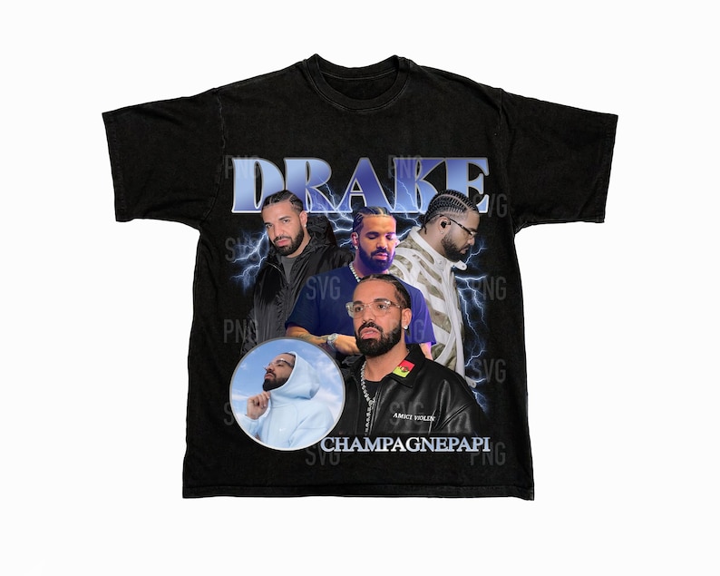 Drake Png , Ready to Print, Printable Design, Hiphop Artist, 90s ...