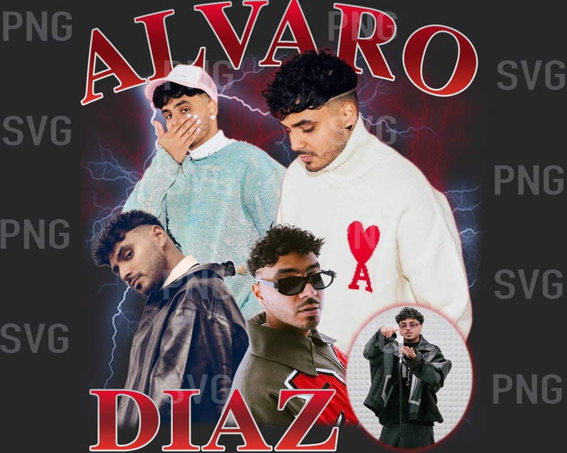 Alvaro Diaz Png , Ready to Print, Printable Design, Hiphop Artist, 90s ...
