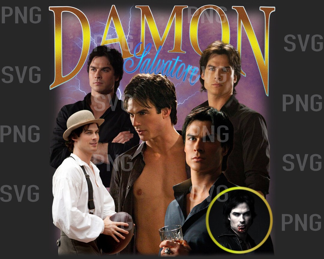 Damon Salvatore Png , Ready to Print, Printable Design, Hiphop Artist ...