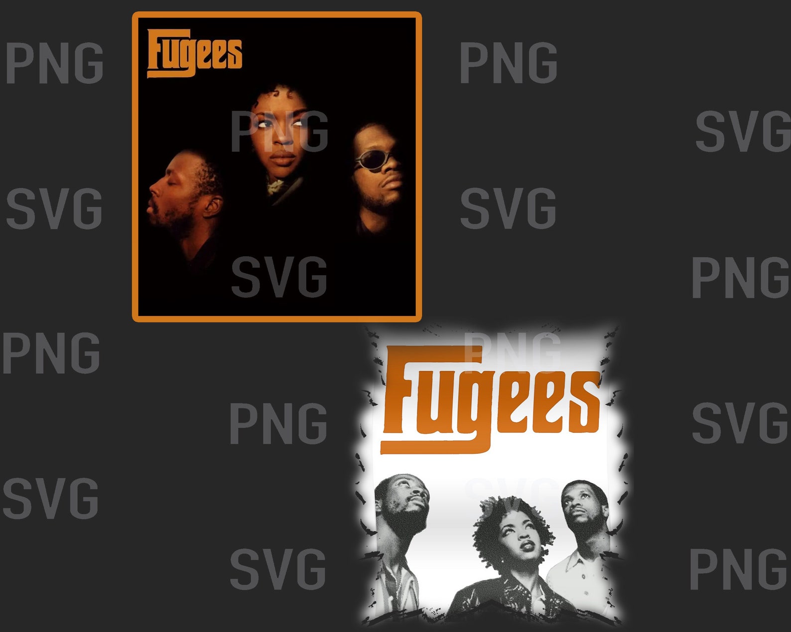 Fugees Png , Ready to Print, Printable Design, Hiphop Artist, 90s ...