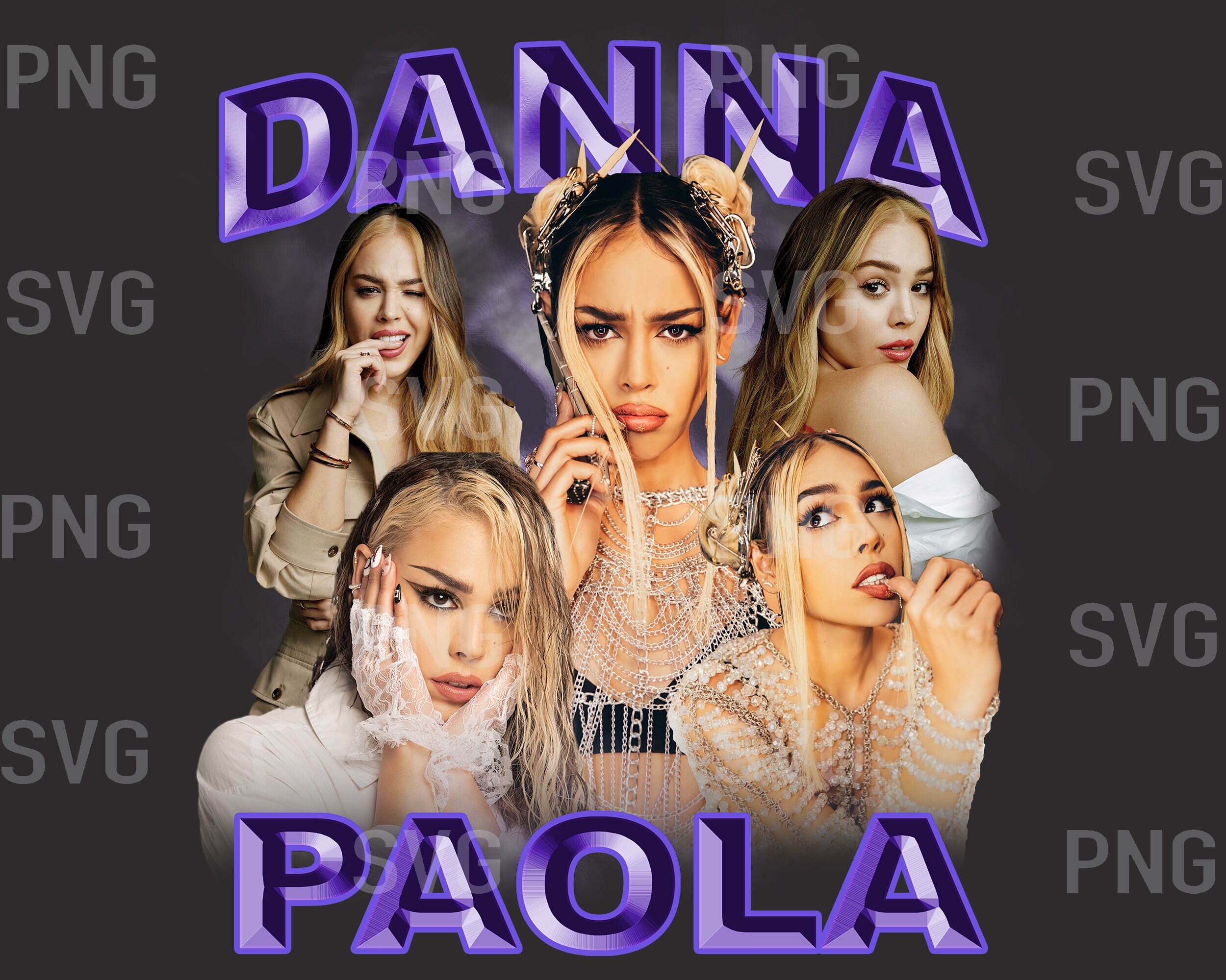 Danna Paola Png , Ready to Print, Printable Design, Hiphop Artist, 90s ...