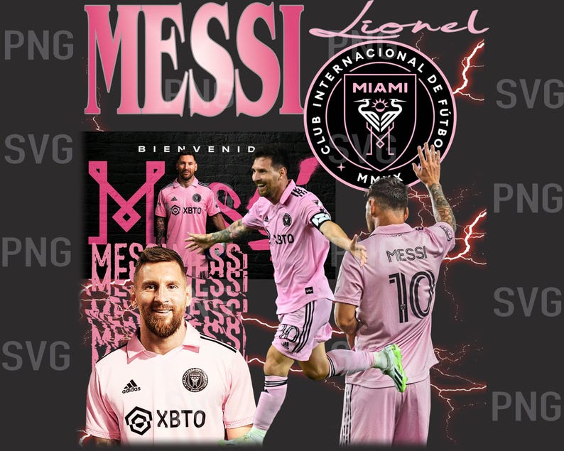 Messi Png , Ready to Print, Printable Design, Hiphop Artist, 90s ...