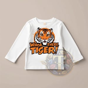 Whoa There, Tiger PNG Digital Download Bold Animal Design High ...