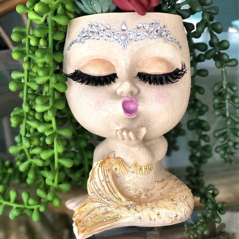 Mermaid Succulent Planter - Etsy
