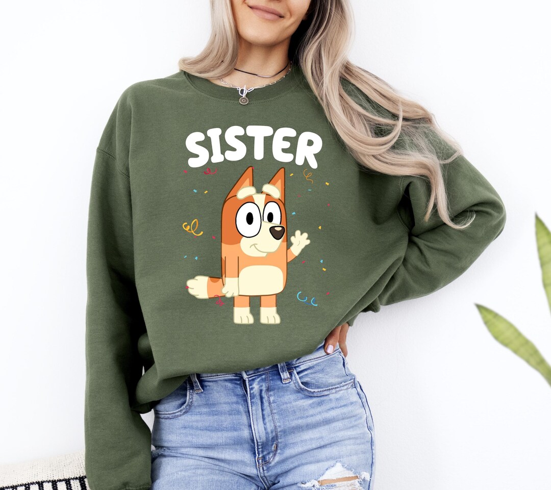 Sister Chilli Bluey Sweatshirt: Birthday Gift - Etsy