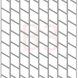 60 Degree Diamond Template, Patchwork PDF Template, Handmade Patchwork Model, Pattern - Etsy