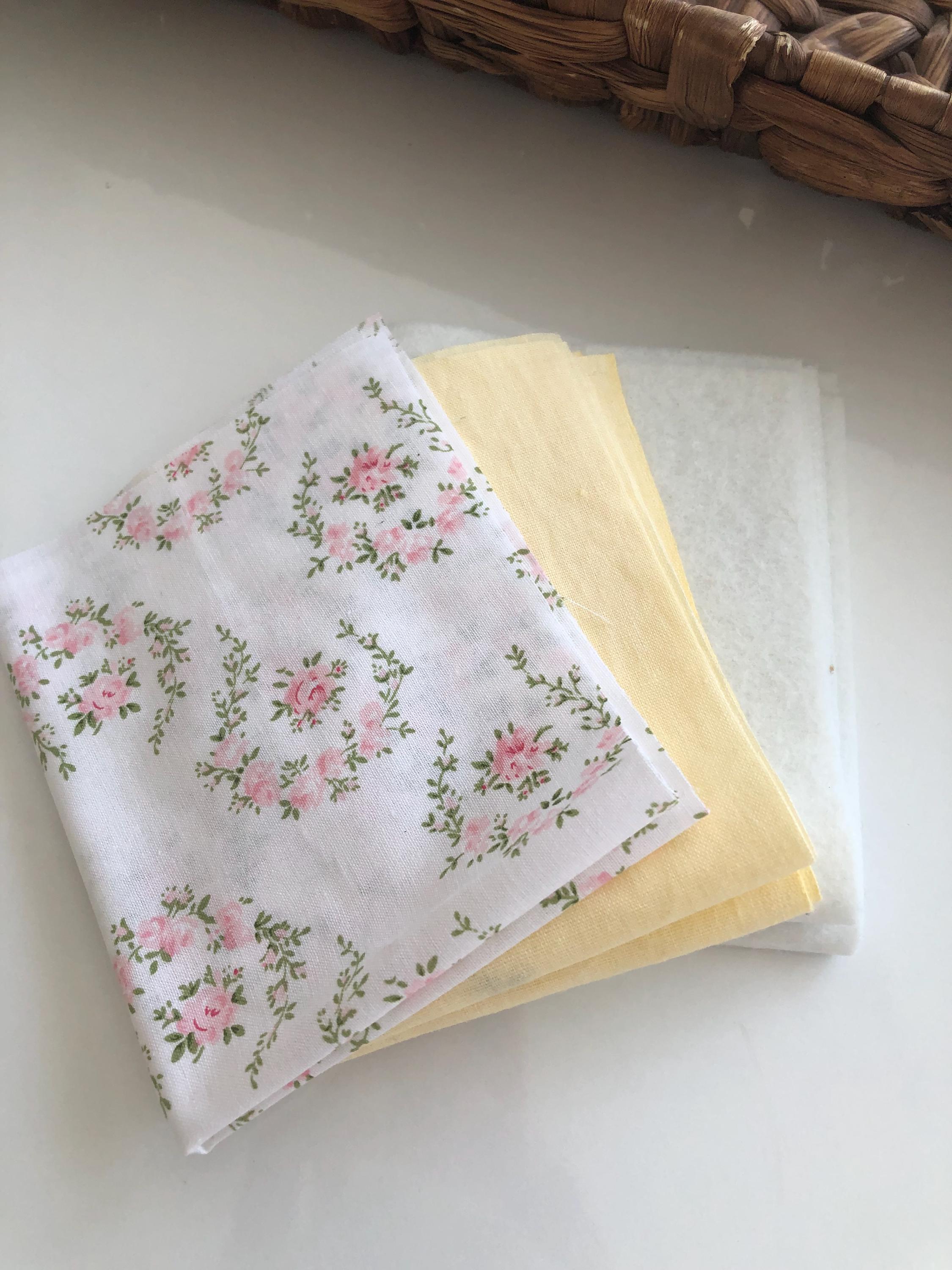 Diy Pink Patchwork Bag Set,do İt Yourself Handmade Cotton Quilted Girls ...