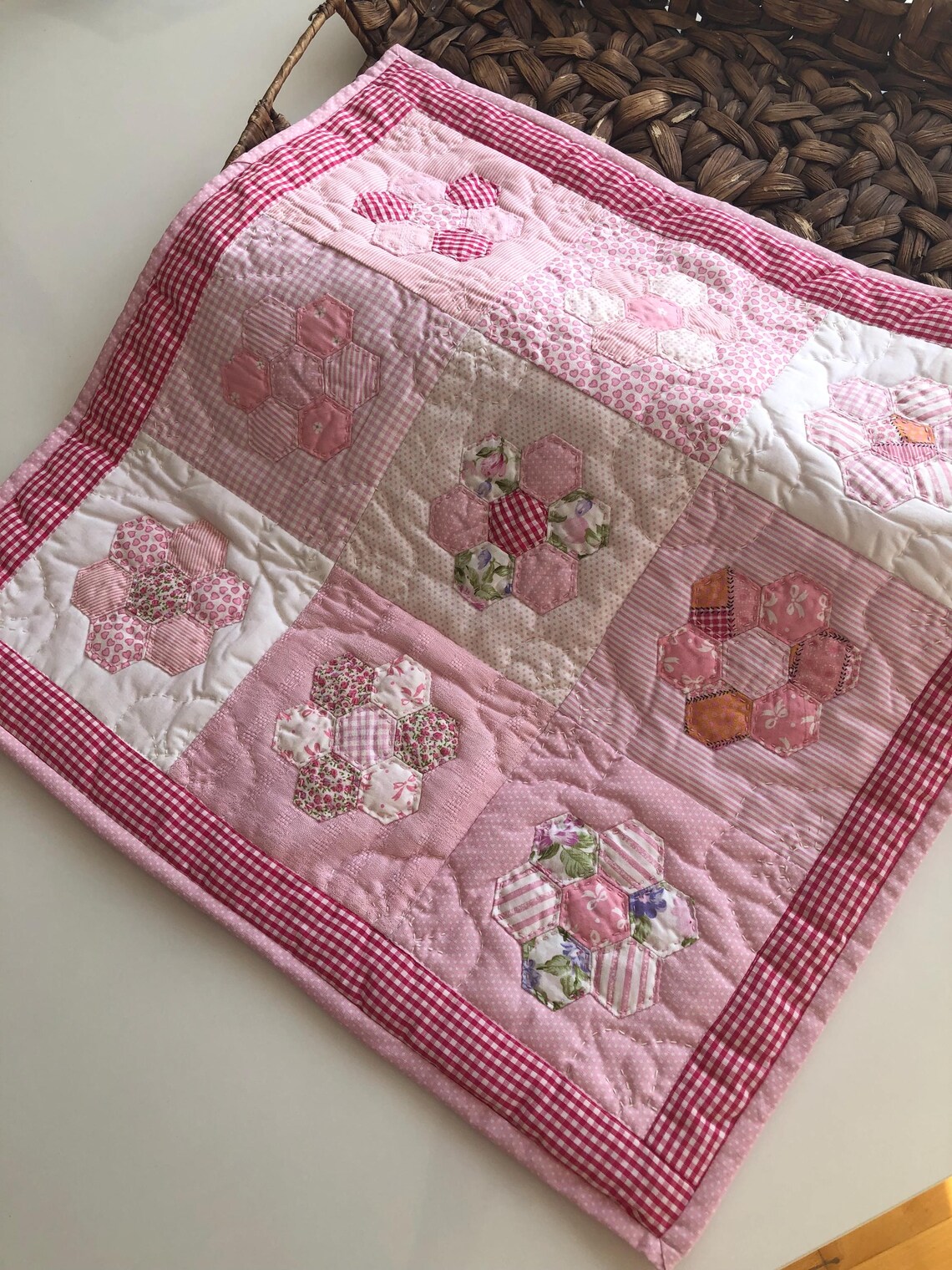 Patchwork Pillowcase PDF Template, Handmade Cotton Quilted Pillowcase ...