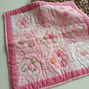 Patchwork Pillowcase PDF Template, Handmade Cotton Quilted Pillowcase ...