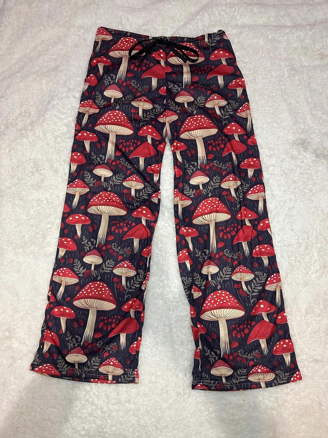 COZY MUSHROOM PANTS Cottagecore Fairycore Lounge Pants With a ...