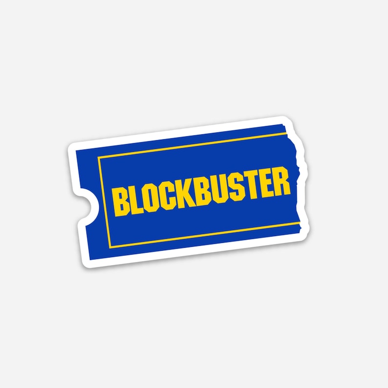 Blockbuster Logo Vinyl Decal - Etsy