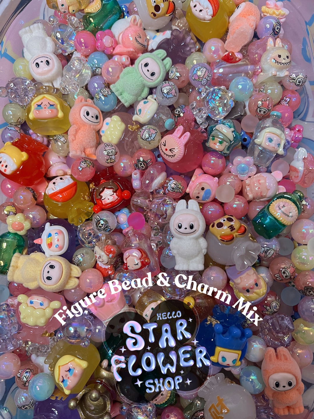 Figure Bead and Charm Mix - Etsy