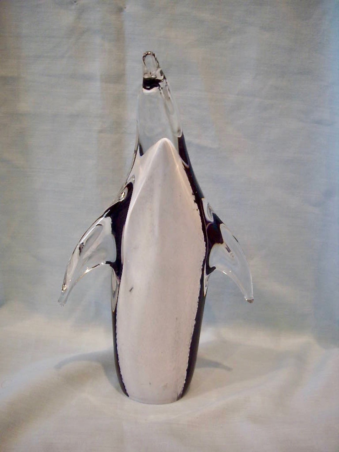 ON SALE Vintage Marcolin Glass Penguin Figurine - Etsy