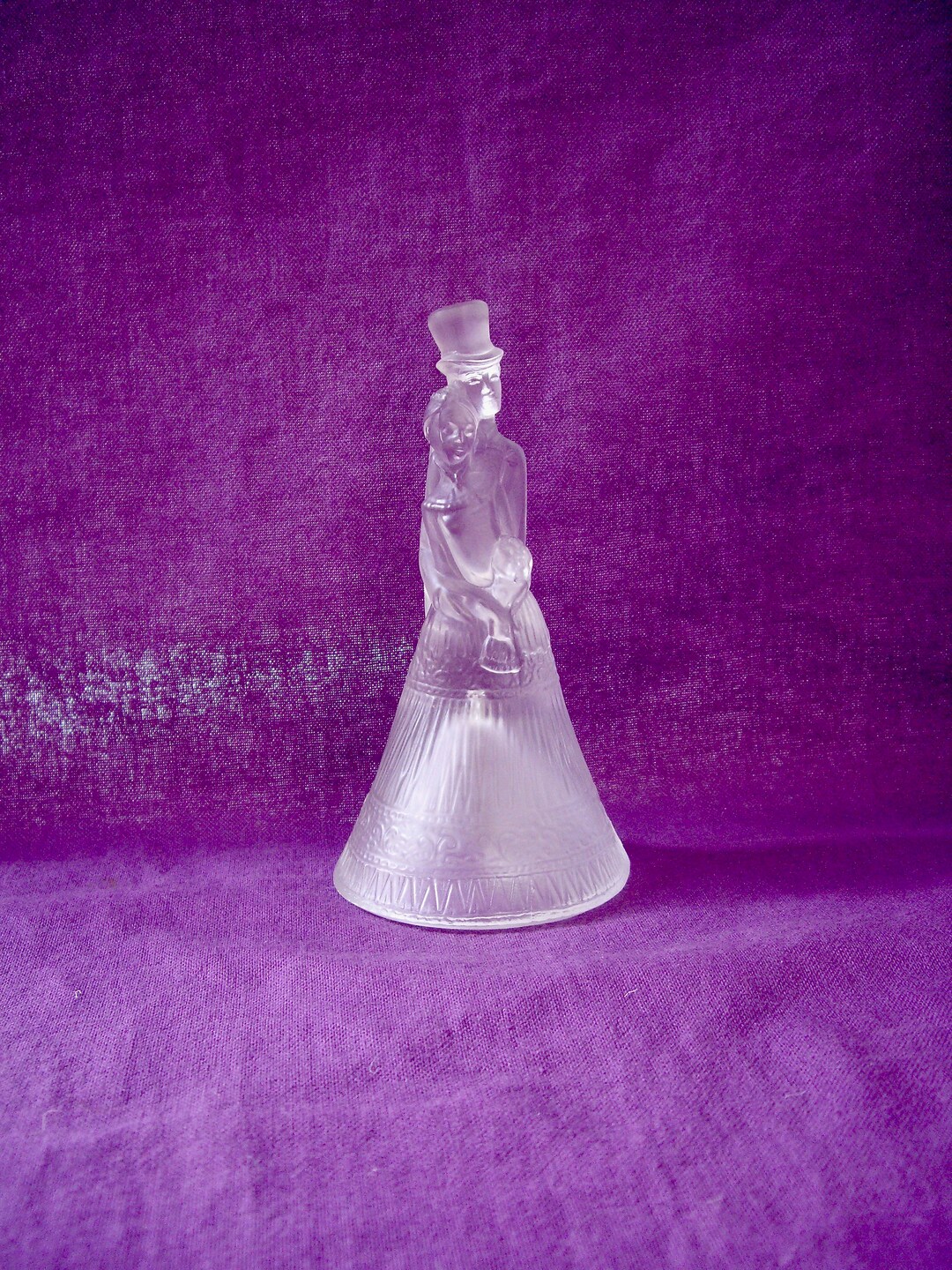 Vintage Cristal De Sevres Lead Crystal Bride and Groom Bell - Etsy