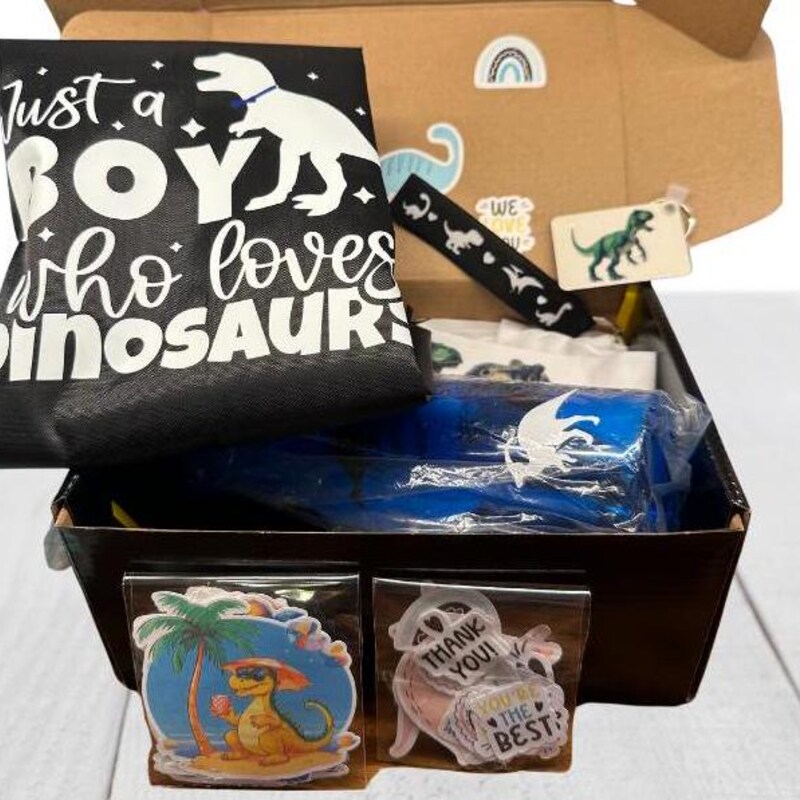 Dinosaur Theme Gift Box - 60+ Gift Ideas for 2025