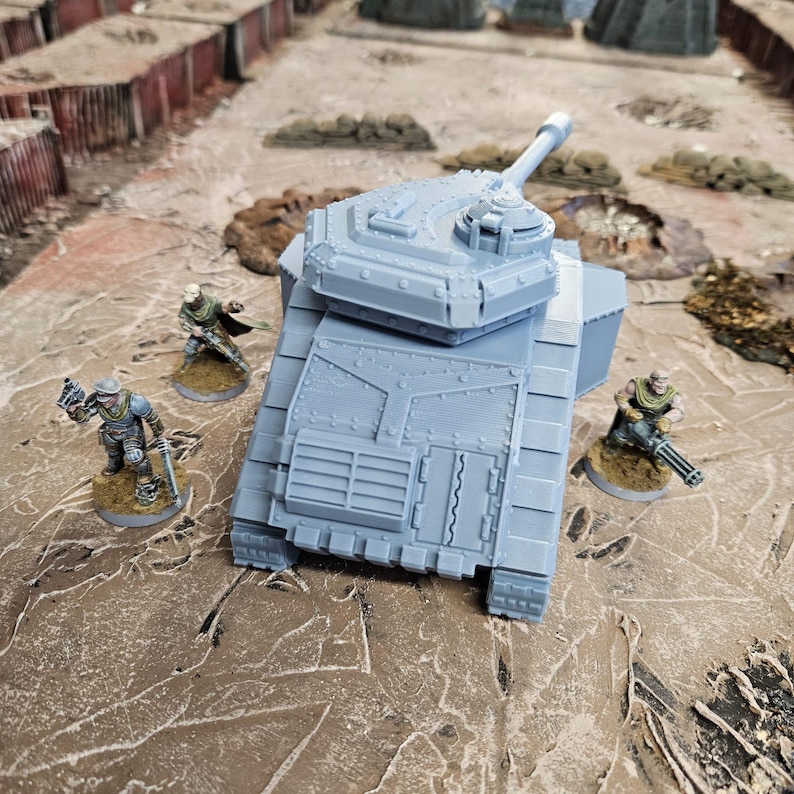 Grimdark Extra Armoured Tank - FDM Printed - Tabletop Wargaming - Etsy