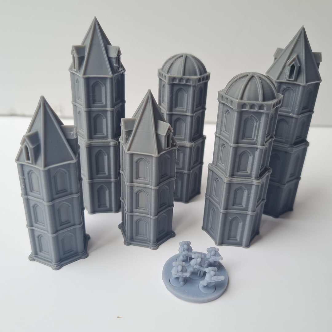 6 X Epic Spires Small Scatter Terrain - Epic Scale - - Etsy