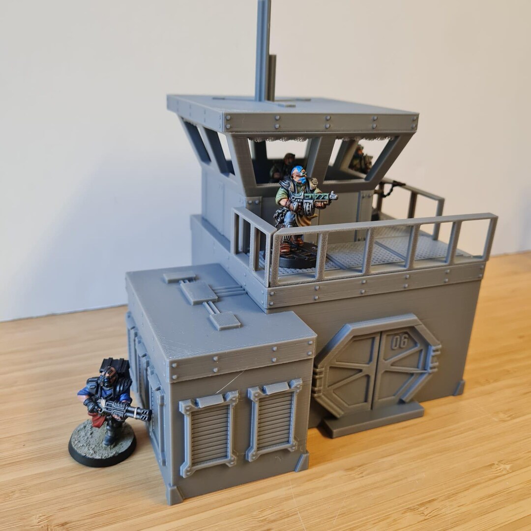 Outpost Base - Terrain - Tabletop Industrial Miniature Wargaming ...