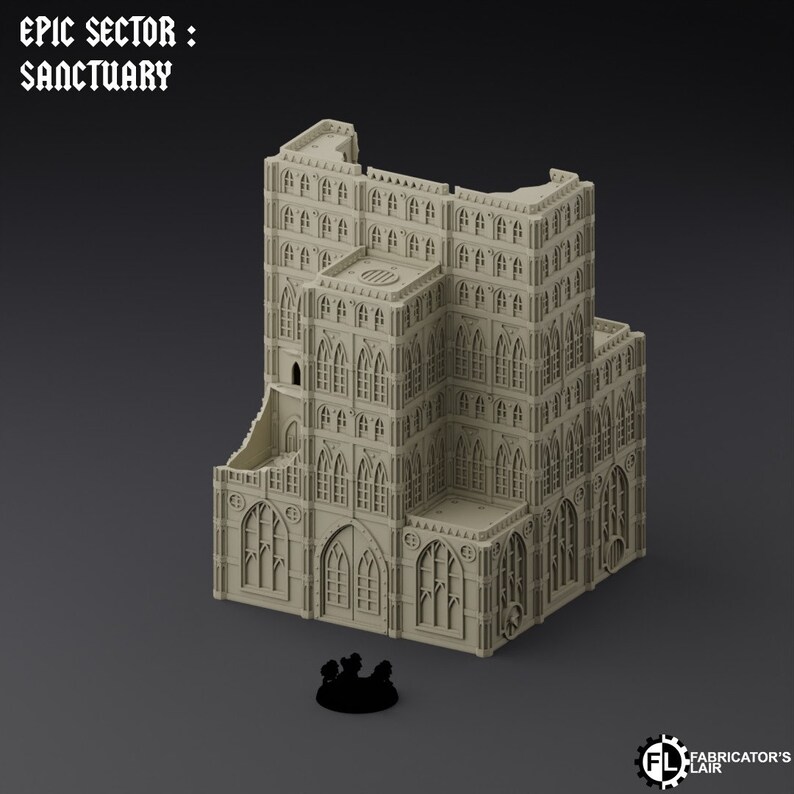 Ruined City Large Building Scatter Terrain - Small Scale - - Etsy
