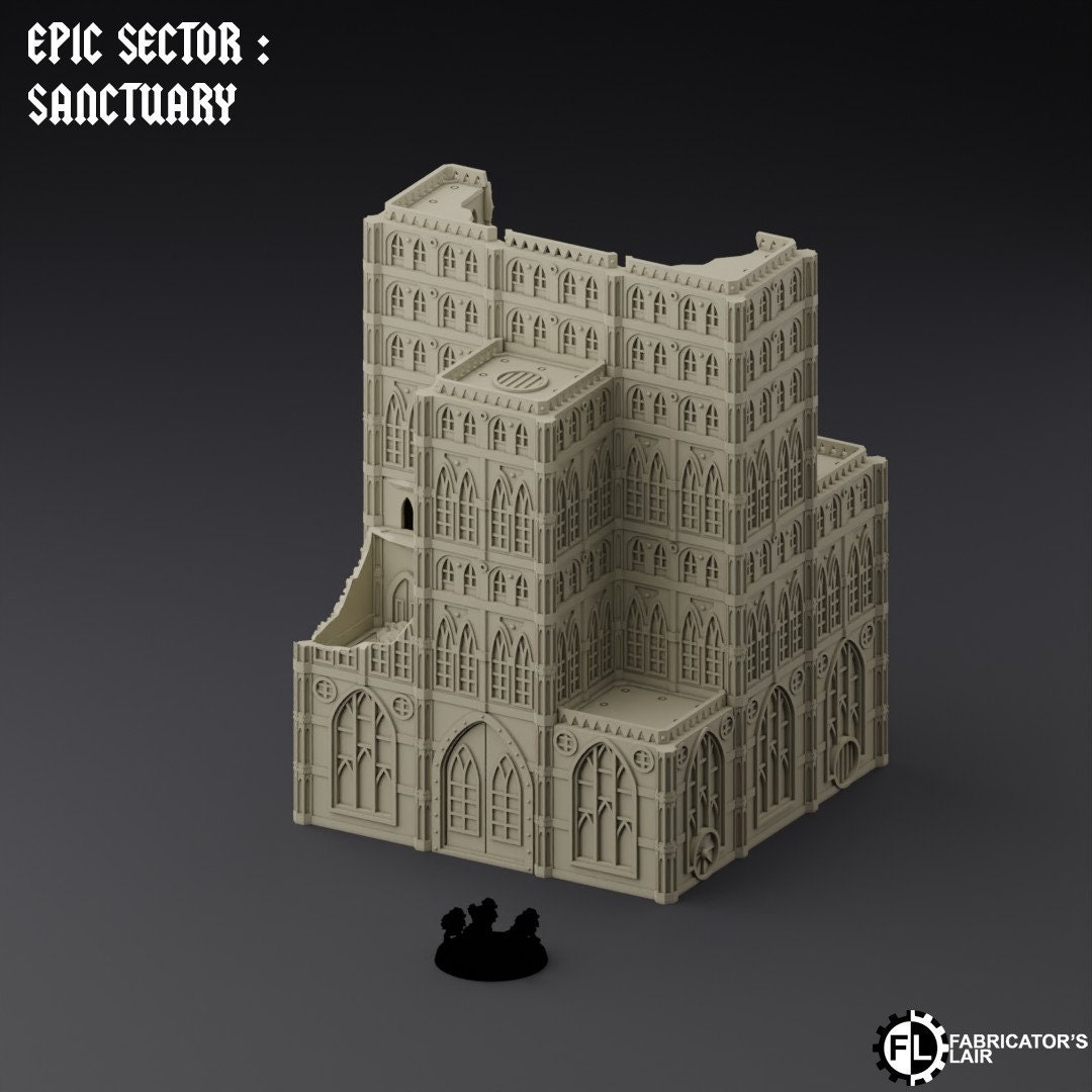 Ruined City Large Building Scatter Terrain - Small Scale - - Etsy