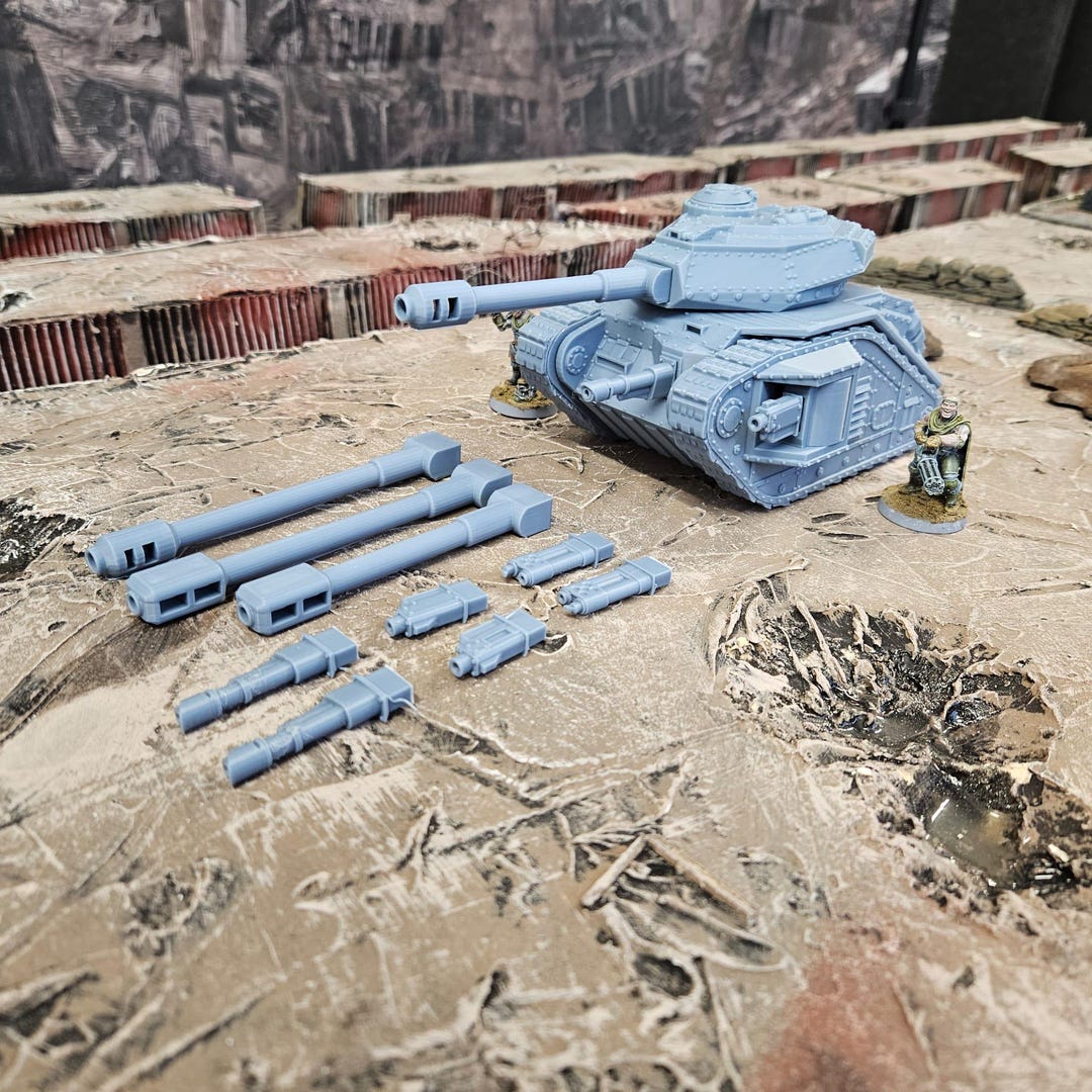 Grimdark Extra Armoured Tank - FDM Printed - Tabletop Wargaming - Etsy