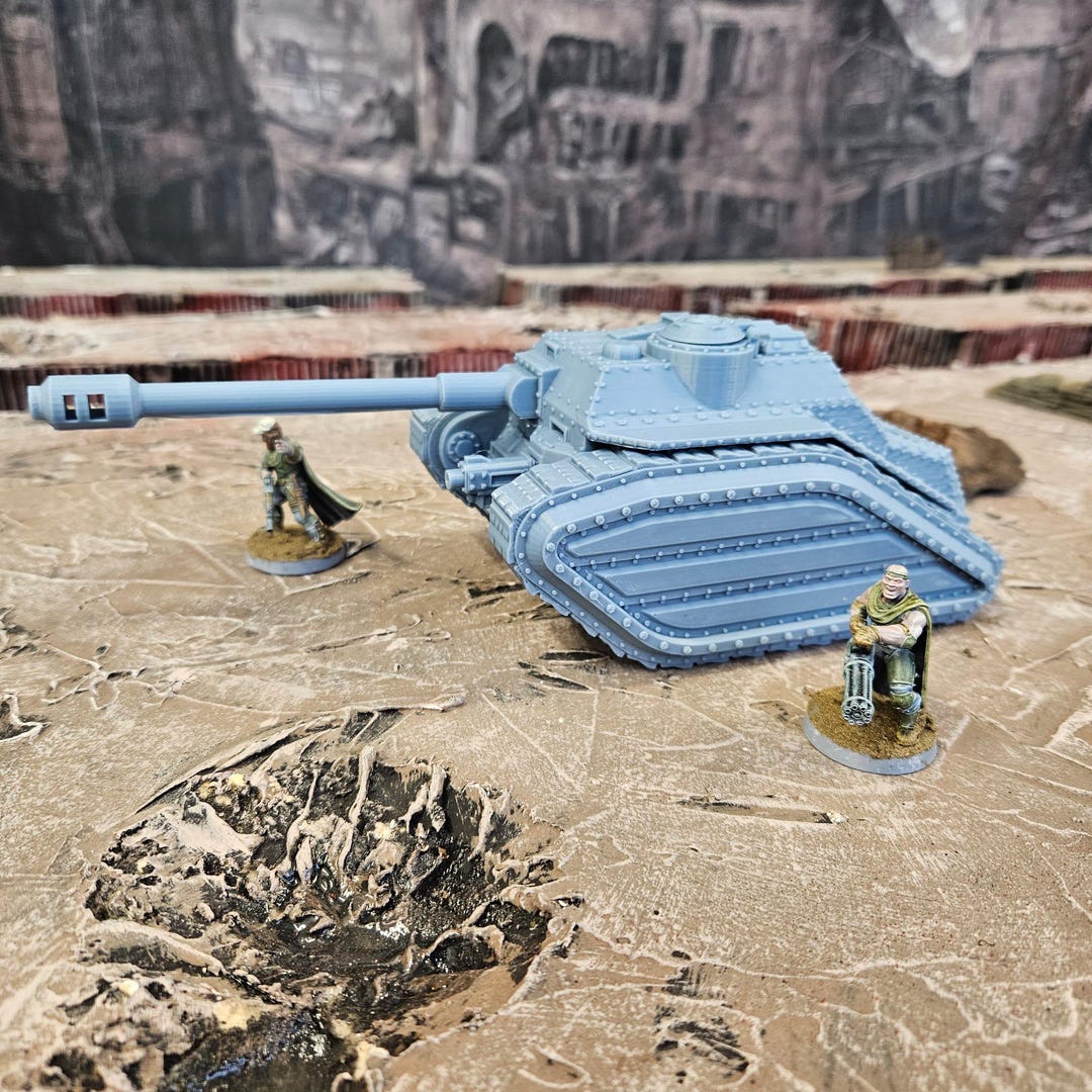 Grimdark Tank Destroyer - FDM Printed - Tabletop Wargaming - Etsy