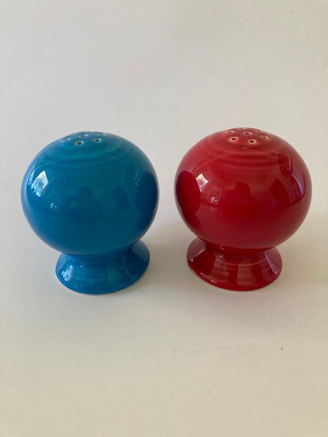 Fiesta Ball Salt & Pepper Shakers - Etsy