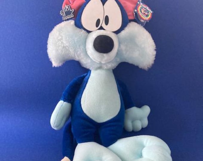 20" Tiny Toons Furrball Plush - Etsy