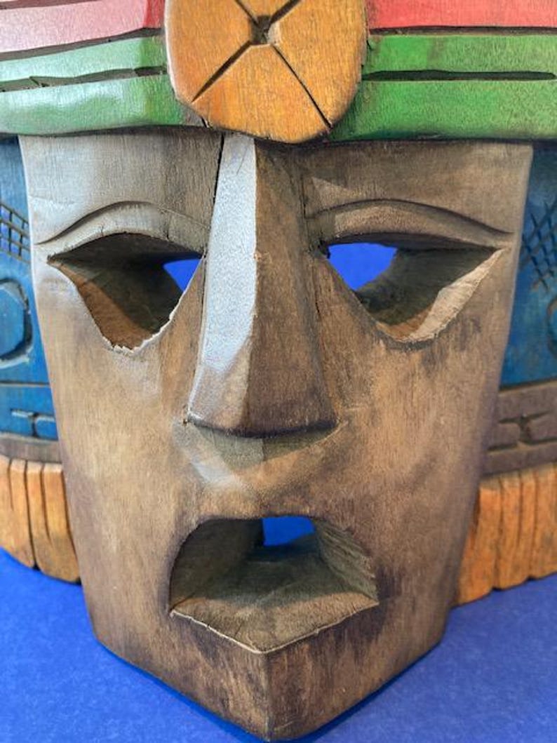 Aztec Inca Mask - Etsy