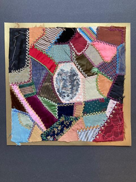 Victorian Crazy Quilt Square - Etsy
