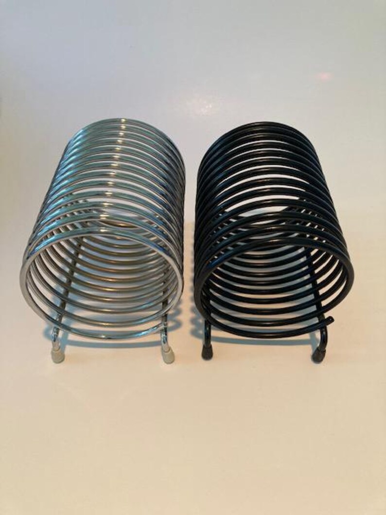 Pair MCM Spiral Letter Holders - Etsy