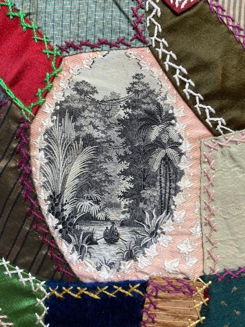 Victorian Crazy Quilt Square - Etsy