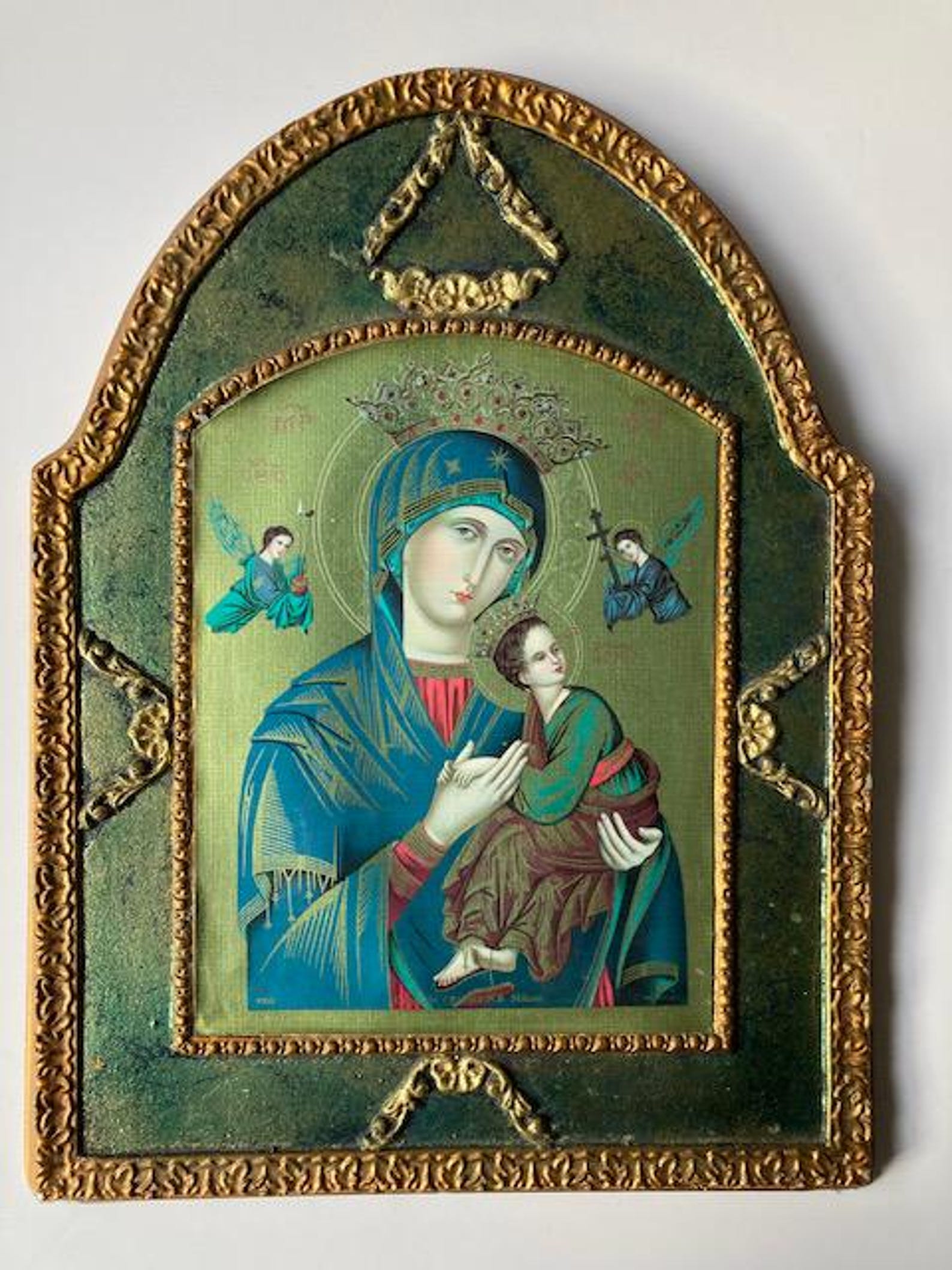 Italian Gold Gilt Icon - Etsy