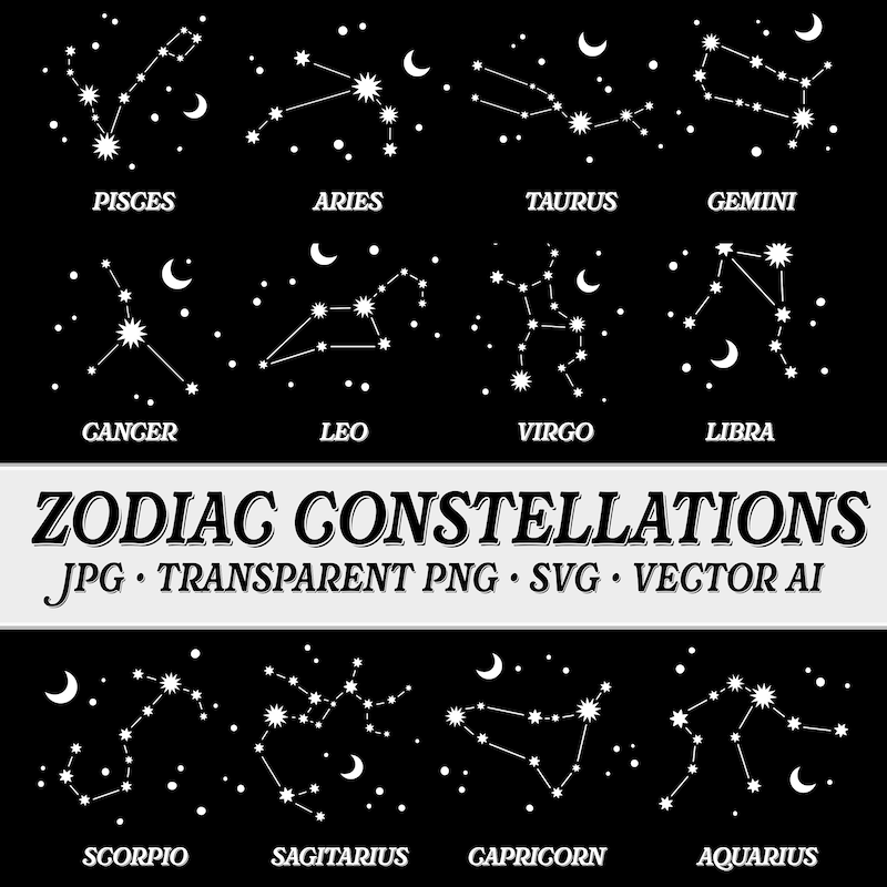 Constellation Svg - Etsy