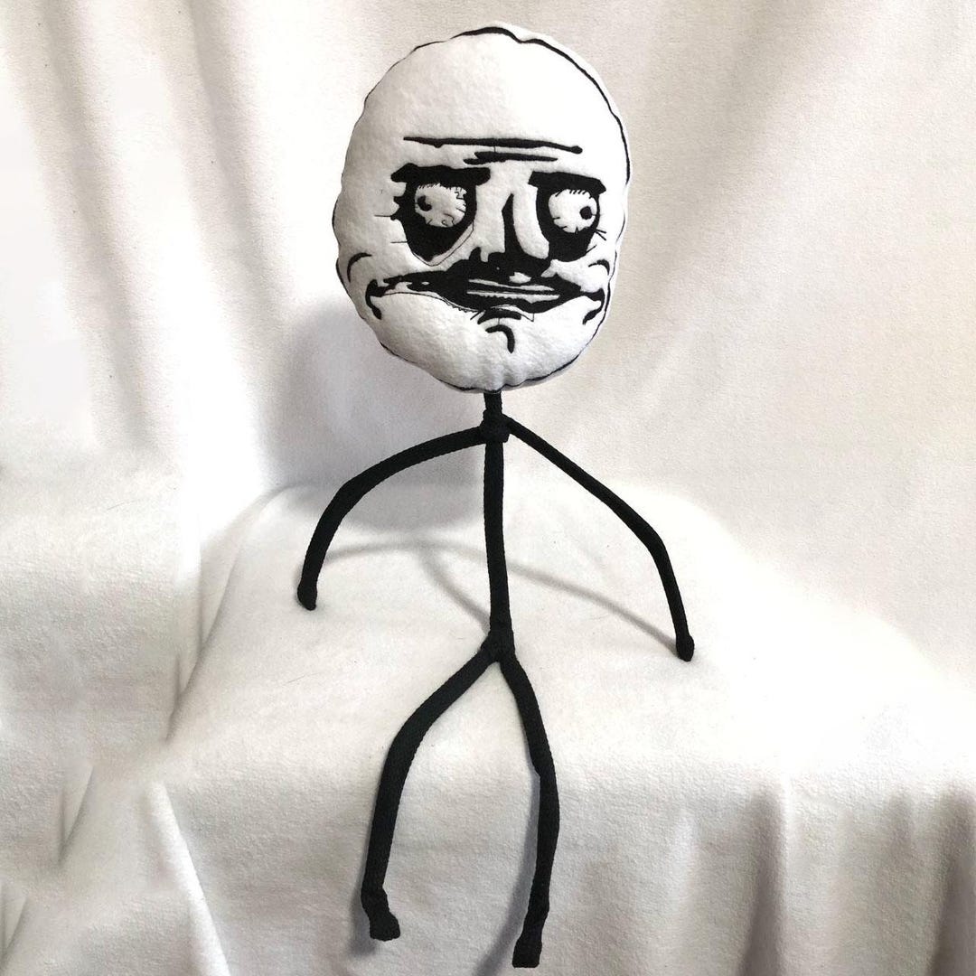 Me Gusta Trollface Plush, Troll Face Meme Plush Toy - Etsy