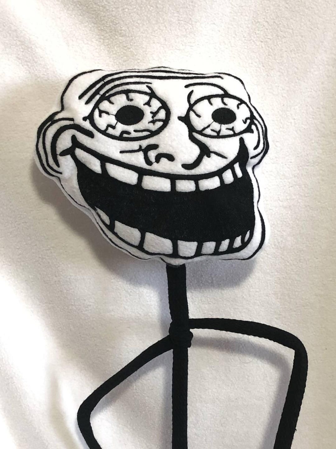 Insane Trollface Plush, Troll Face Meme Plush Toy - Etsy