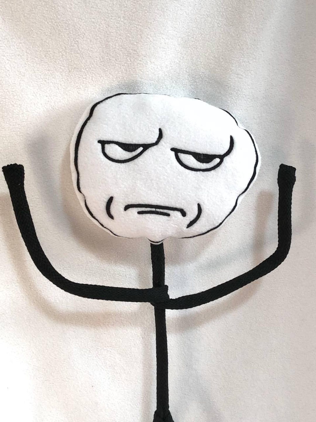 Trollface Guy Plush, Troll Face Meme Plush Toy - Etsy