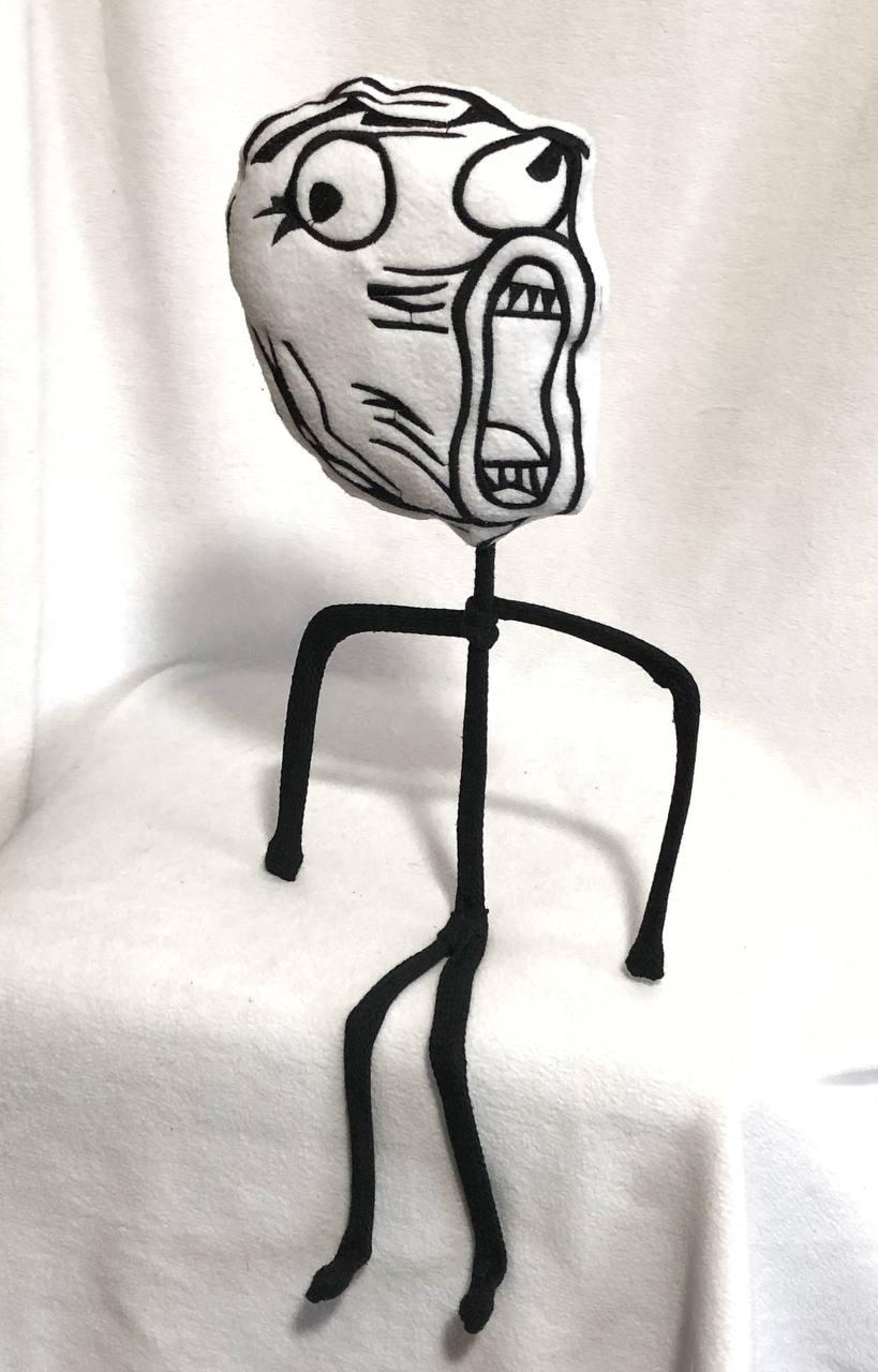 LOL Trollface Plush, Troll Face Meme Plush Toy - Etsy