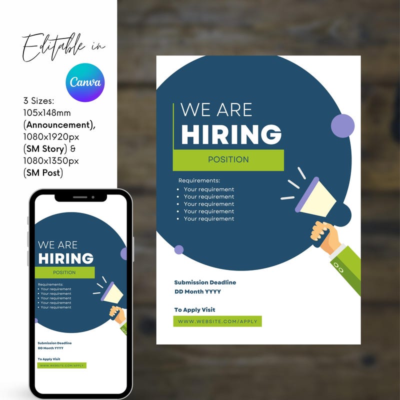 We Are Hiring Signs - Etsy