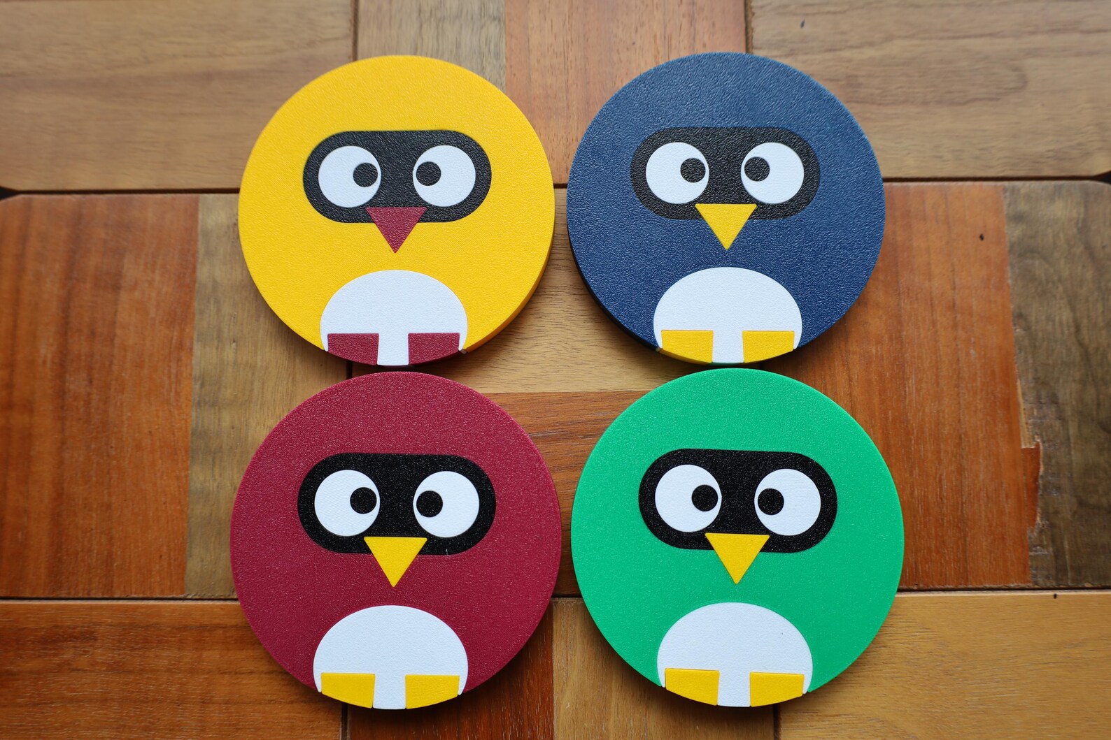 Set of Coasters, 3d Printed Coaster, Cute Drink Coasters, Unique Home ...