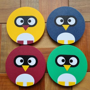 Set of Coasters, 3d Printed Coaster, Cute Drink Coasters, Unique Home ...