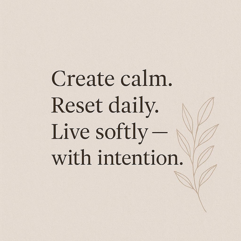 Soft Life Reset Planner Printable | Daily Planning PDF for Overwhelmed ...