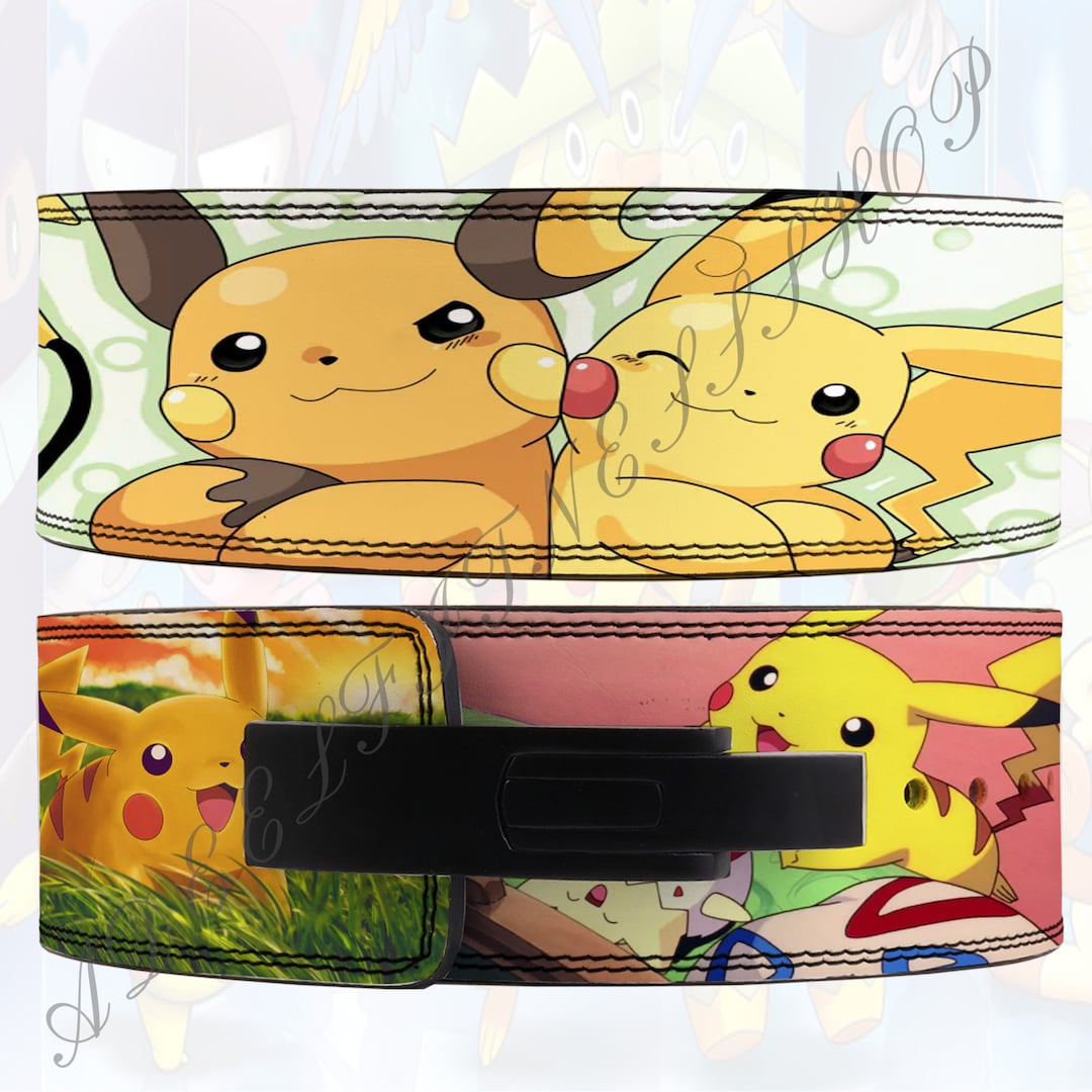 Pikachu Anime Lever Belt , Powerlifting Lever Belt Anime Gym Belt ...