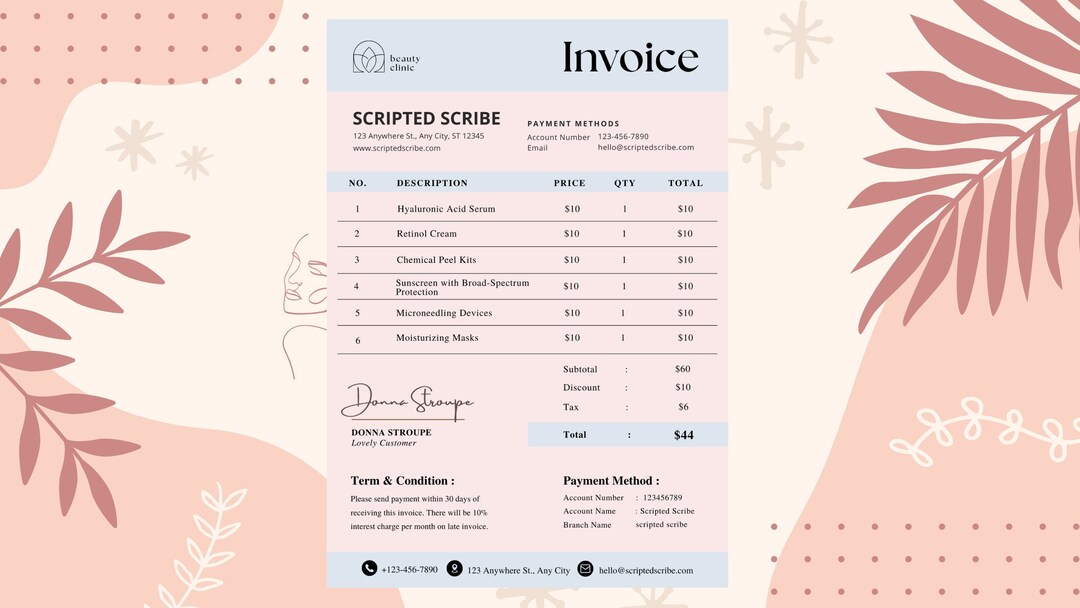 Invoice Template - Business Invoice Template - Edited Template ...