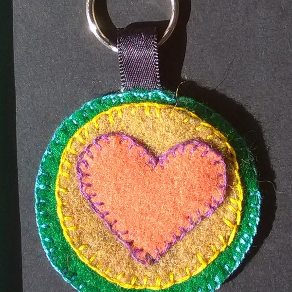 Felt Key Chain - Etsy